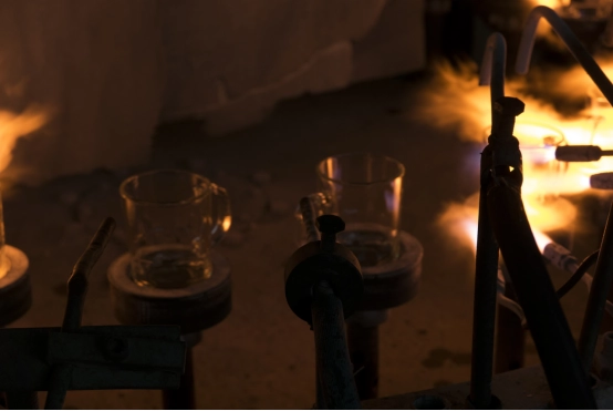 What is fire polishing in glass candlestick blowing，Sunny Glassware